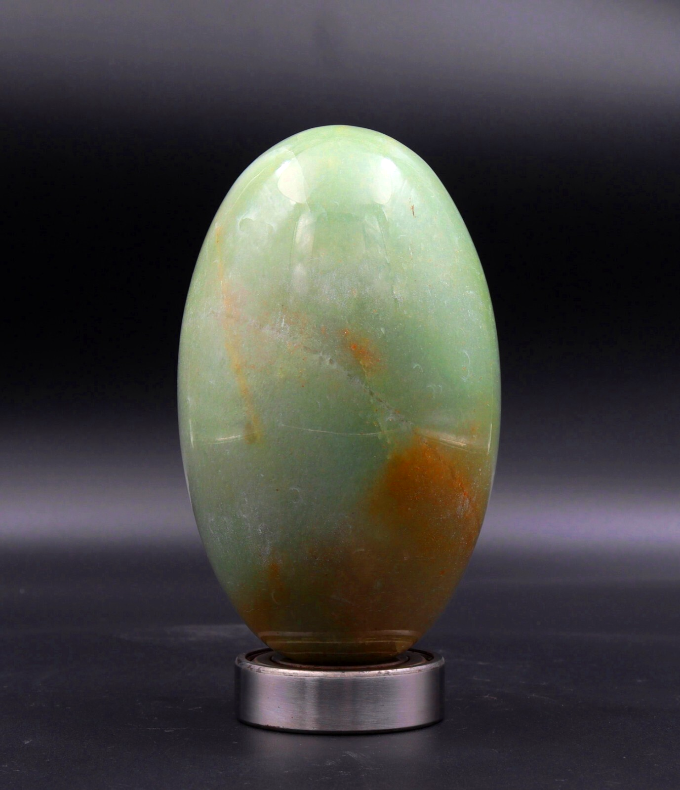 135MM Green Aventurine Crystal Lingam Chakra Energy Healing Gemstone ...