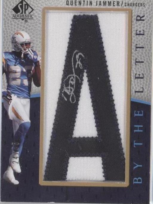 2007 SP Authentic - By the Letter Autographs Quentin Jammer #BTL-QJ /55 ...