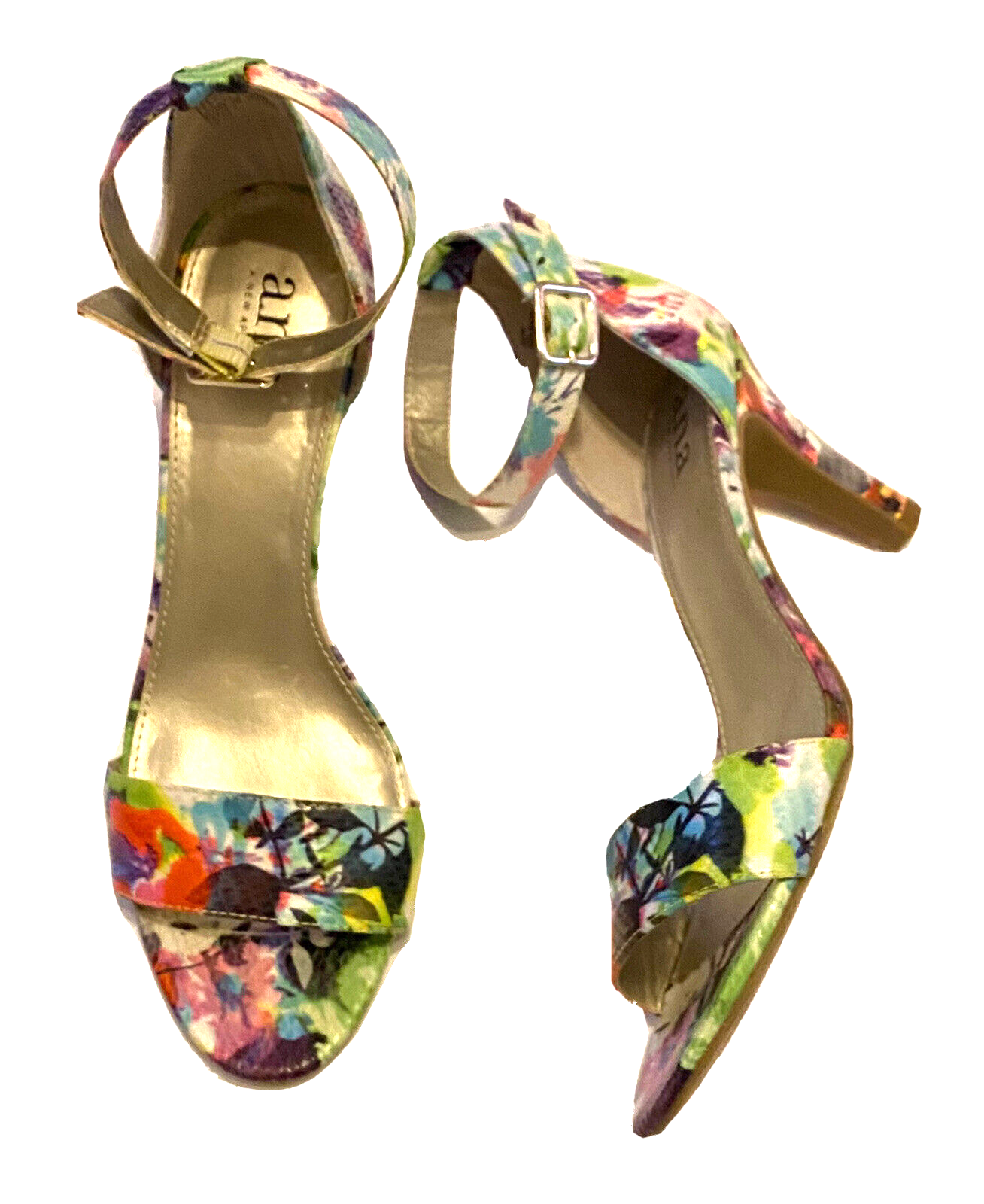 ANA Sandals A New Approach Ladies Shoes Open Toe Heels Ankle Strap Size ...