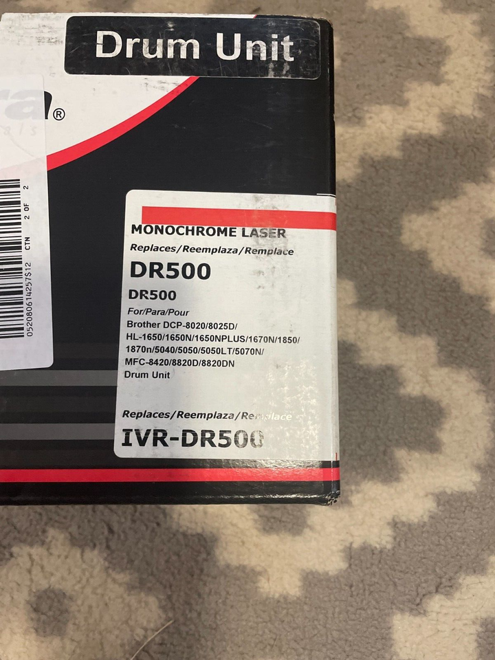 1PK DR500 DR510 Drum Unit For Brother HL-5040 HL-5050 HL-5070N HL-1650 ...