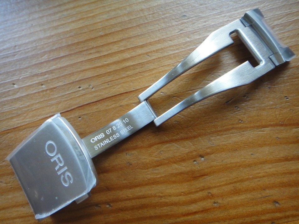 ORIS S/ Steel push-button buckle clasp Ø 43mm TT1 Day Date 07 8 25 10 ...