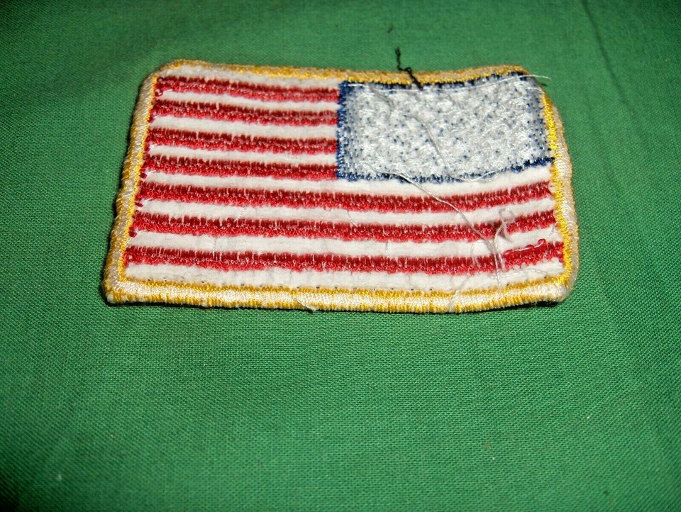 #902* - EMBROIDERED AMERICAN FLAG SHOULDER PATCH - BOY SCOUTS, LAW ...
