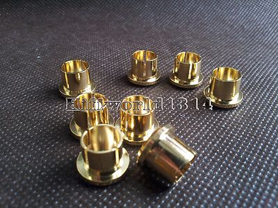 20x Brass RCA Cap Protector Dust Gold Plated Noise Stopper Shielding ...