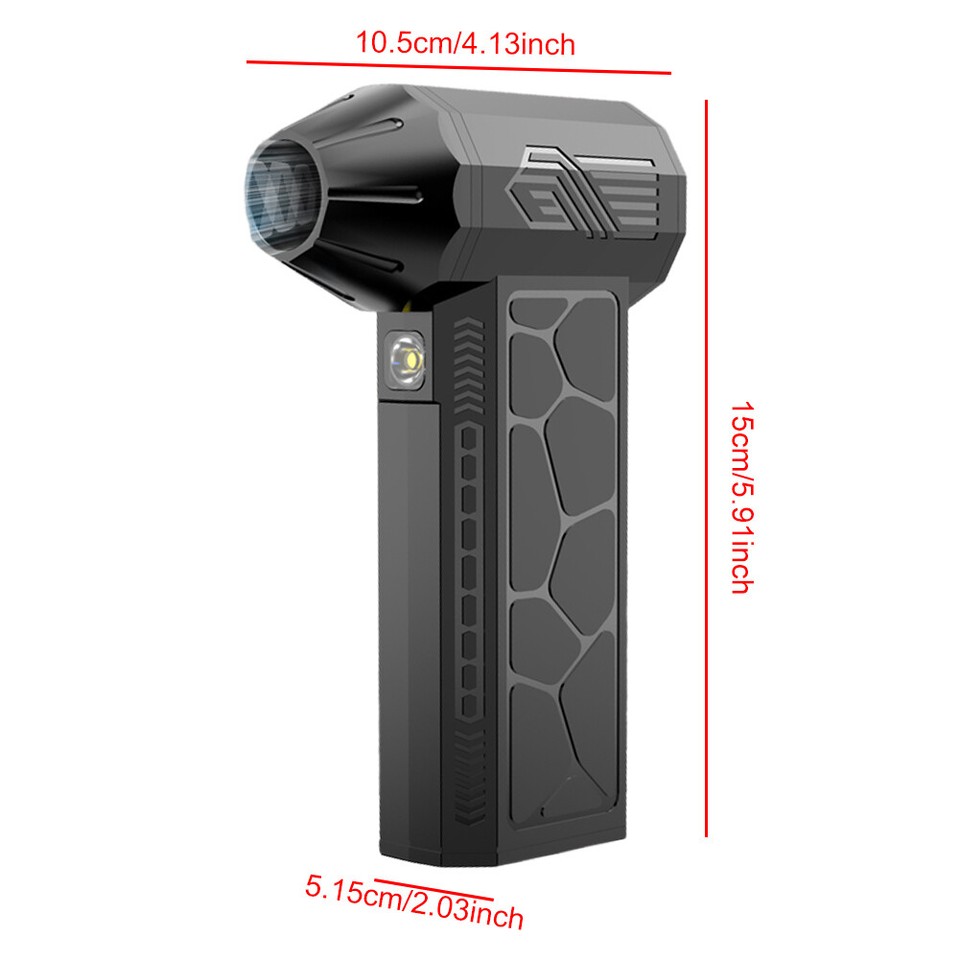 Mini Fan 130000 RPM Brushless Motor Powerful Blower Handheld Duct Fan ...