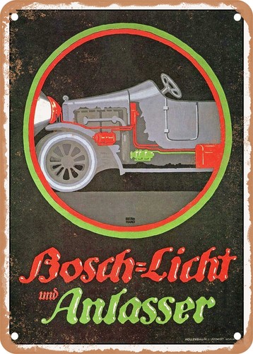 METAL SIGN - 1913 Bosch Light and Starter Vintage Ad | eBay