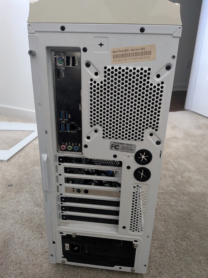 IBUYPOWER I-Series 505 White Gaming PC, AserRock Z79 Motherboard, 16 GB ...