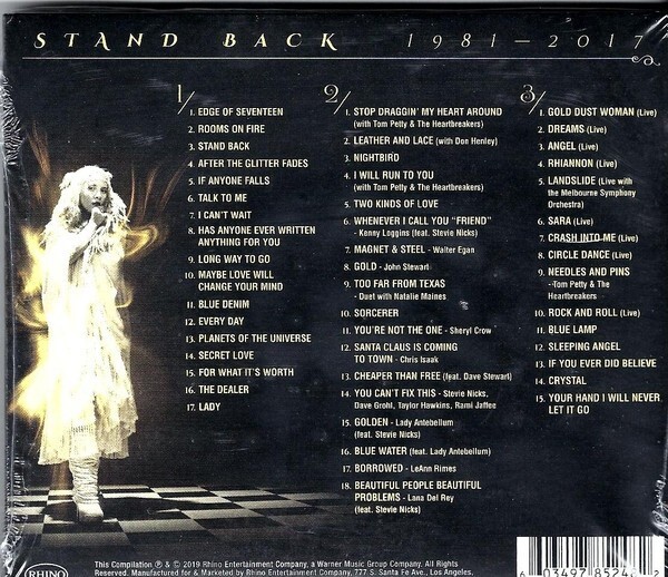 STEVIE NICKS Stand Back: 1981-2017 *Sealed* 3CD Remastered w/ Hype ...