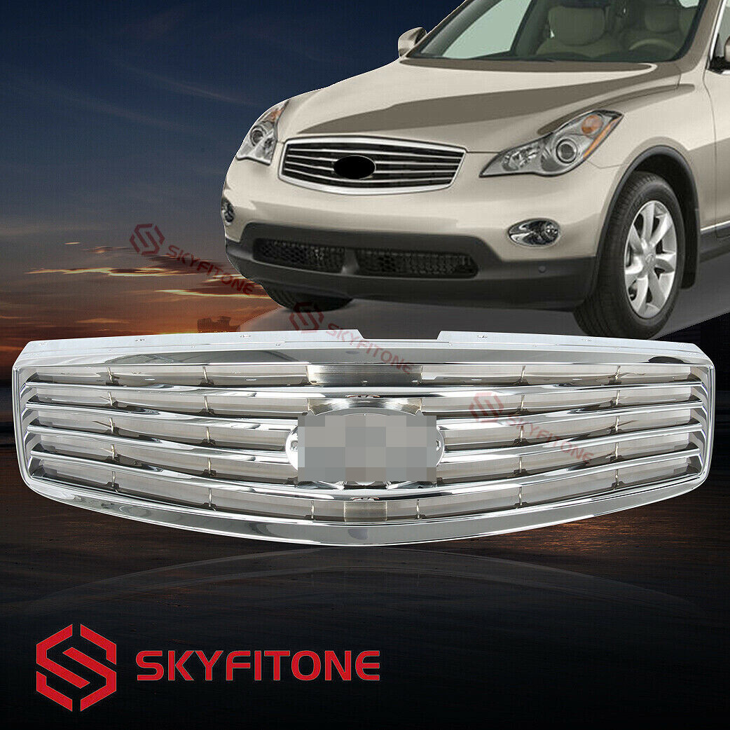 Front Upper Radiator Grille Chrome For Infiniti EX35 08-12/EX37 2013 ...