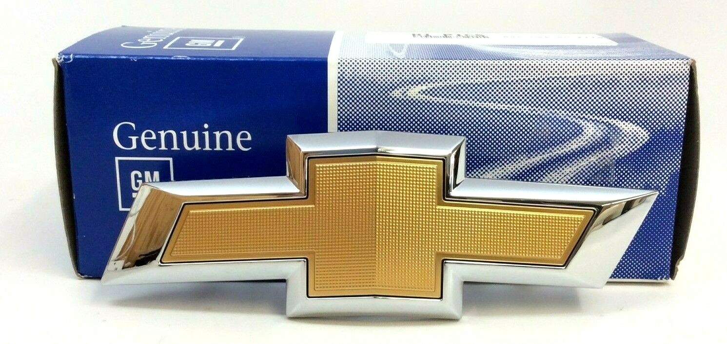 Chevrolet Malibu Cruze Bowtie front bumper grille gold Emblem new OEM ...
