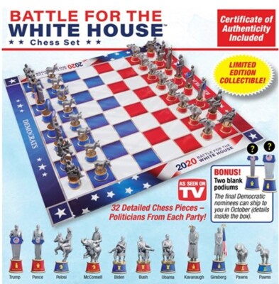 As Seen On TV Collector's Edition Battle For the White House 2020 Chess ...