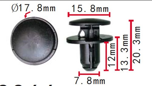 20PCS Fit CHRYSLER Dodge Challenger Dart RAM Push Pin Clip 6509960AA ...