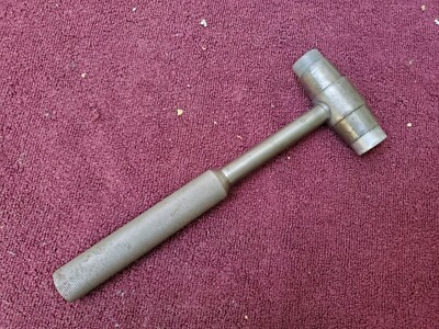 Unmarked Steel Hammer w/Aluminum & Lead Faces, 2 lb 5.9 oz Total Weight ...