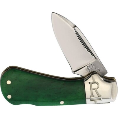 Rough Rider Cub Knife RR2231 Mini Lockback 2.5" Closed Smooth Green ...