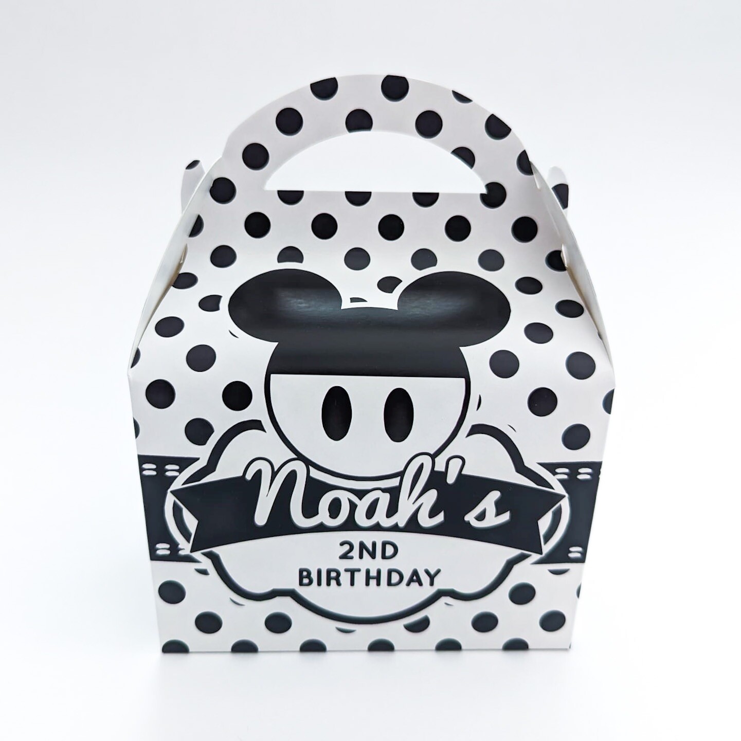 Mickey Mouse Personalised Children Party Boxes Gift Favour | eBay UK