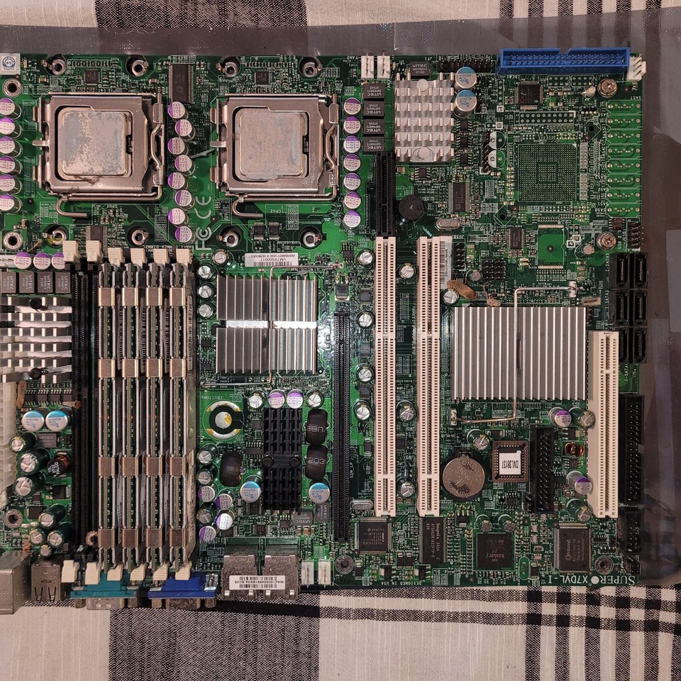 Super Micro Computer X7DVL LGA 771/Socket J 2x Xeon E5310 CPU 4GB ...
