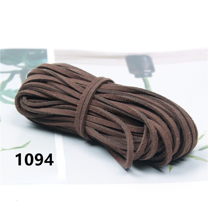 10m/roll Flat Faux Suede Cord Korean Velvet Rope for Jewelry Making ...
