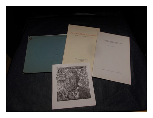 William Morris SOCIETY Collection of five pamphlets on 1961 First | eBay