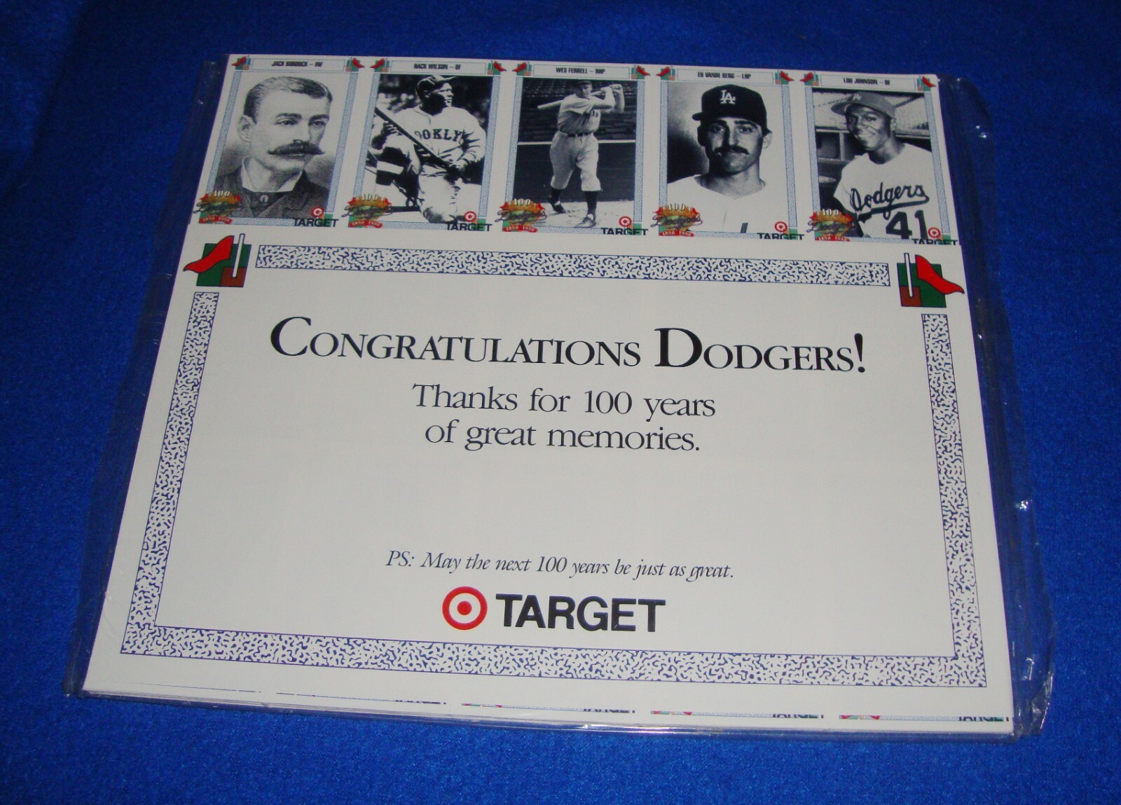 Target Dodgers 100 Years of Great Memories 270 Cards 1990 Sealed | eBay