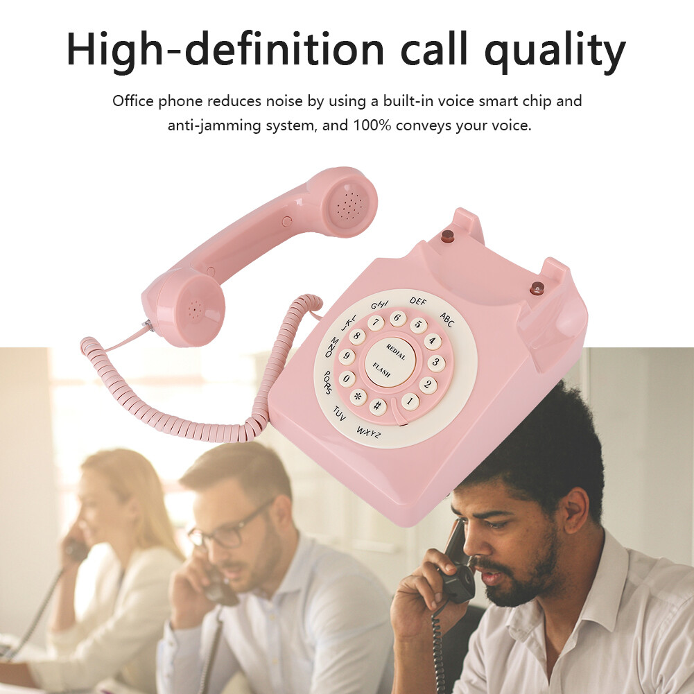 Vintage Telephone High Definition Call Quality Wired Telephone For Home ...