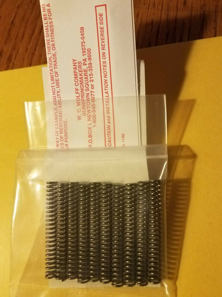 Colt 1911 Wolff Hammer Spring 20Lb. Reduced Power .NOS | eBay