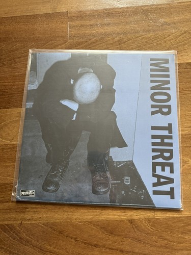Minor Threat S/T First Two 7" LP Blue Marbled Vinyl Poster Fugazi Ian ...