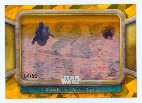 2024 Seeker Droids Topps Sapphire Phantom Menace Star Wars Gold 4/50 | eBay