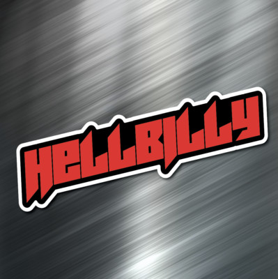 (1) HELLBILLY car Sticker Auto Race Drift JDM Decal Boost Tuner Truck ...