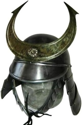 18GA Medieval SAMURAI HELMET Knight Larp Helmet Replica Helmet With ...