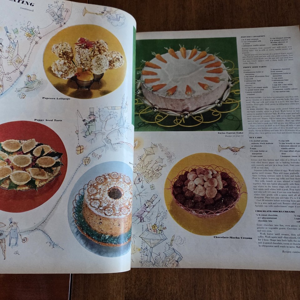 Vintage McCall’s December 1954 MCM Christmas Magazine Crafts, Ads ...