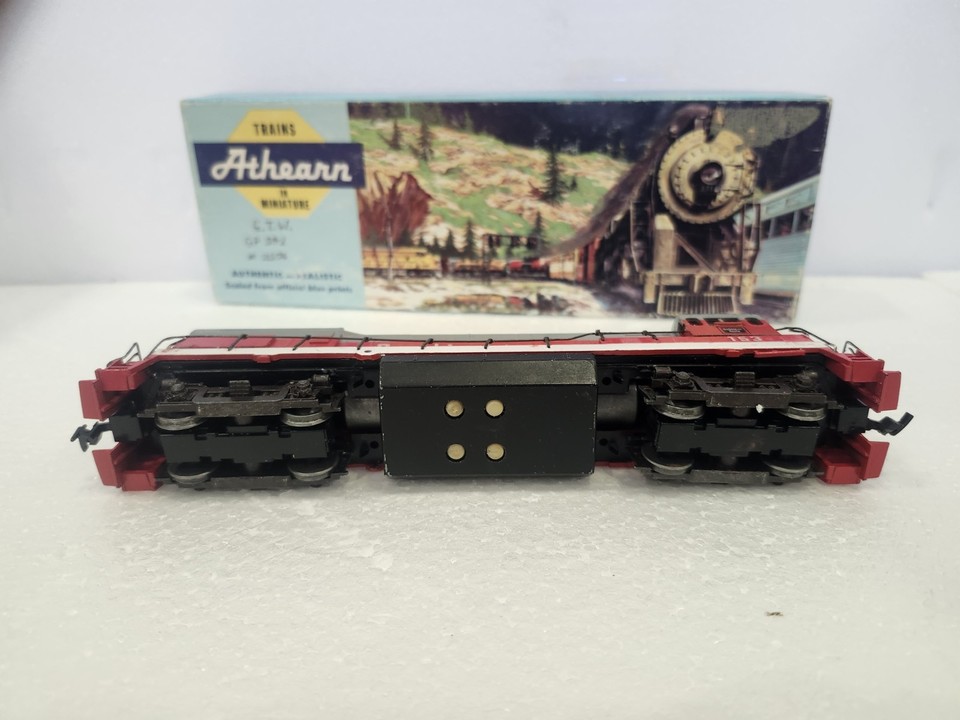 HO Scale Athearn GE U30B Burlington DC Locomotive Tested Lot m13 | eBay