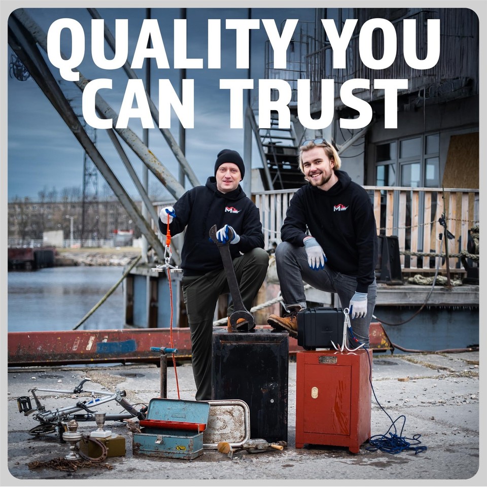 MAGFISHION Magnet Fishing Kit 100 KG (220lb) Ø50mm Super Strong ...