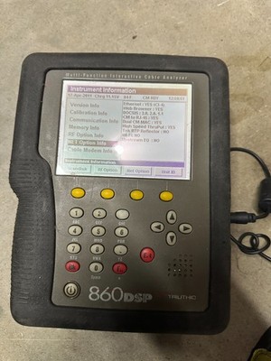 Trilithic 860DSP 860 DSP Multifunction Cable Analyzer DOCSIS 3.0 Good ...