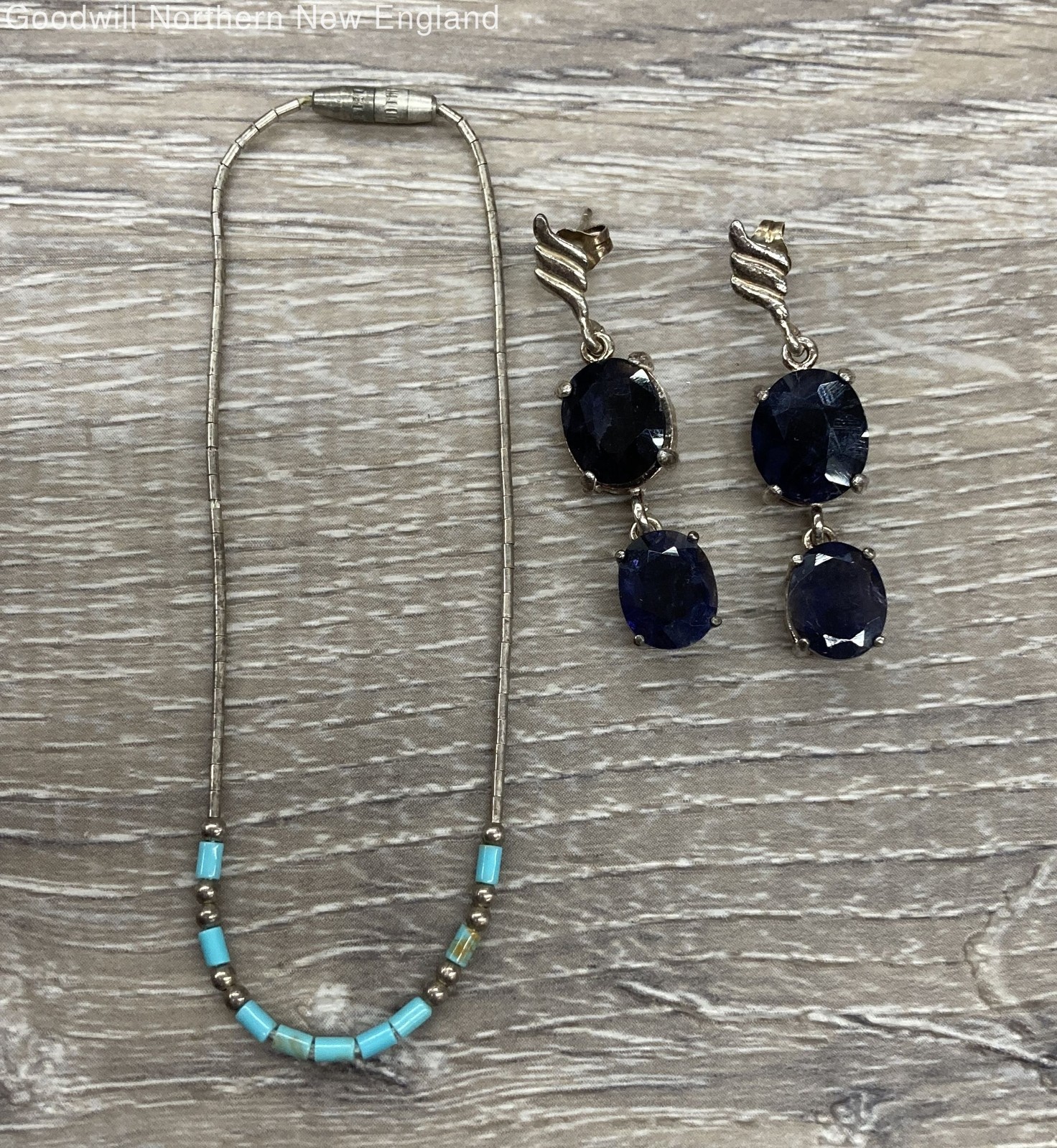 Unmarked Tests Sterling Silver Jewelry Lot Bracelet Purple Dangle ...