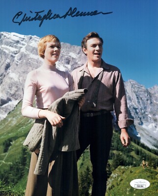 CHRISTOPHER PLUMMER Signed THE SOUND OF MUSIC 8x10 Photo Autograph JSA ...