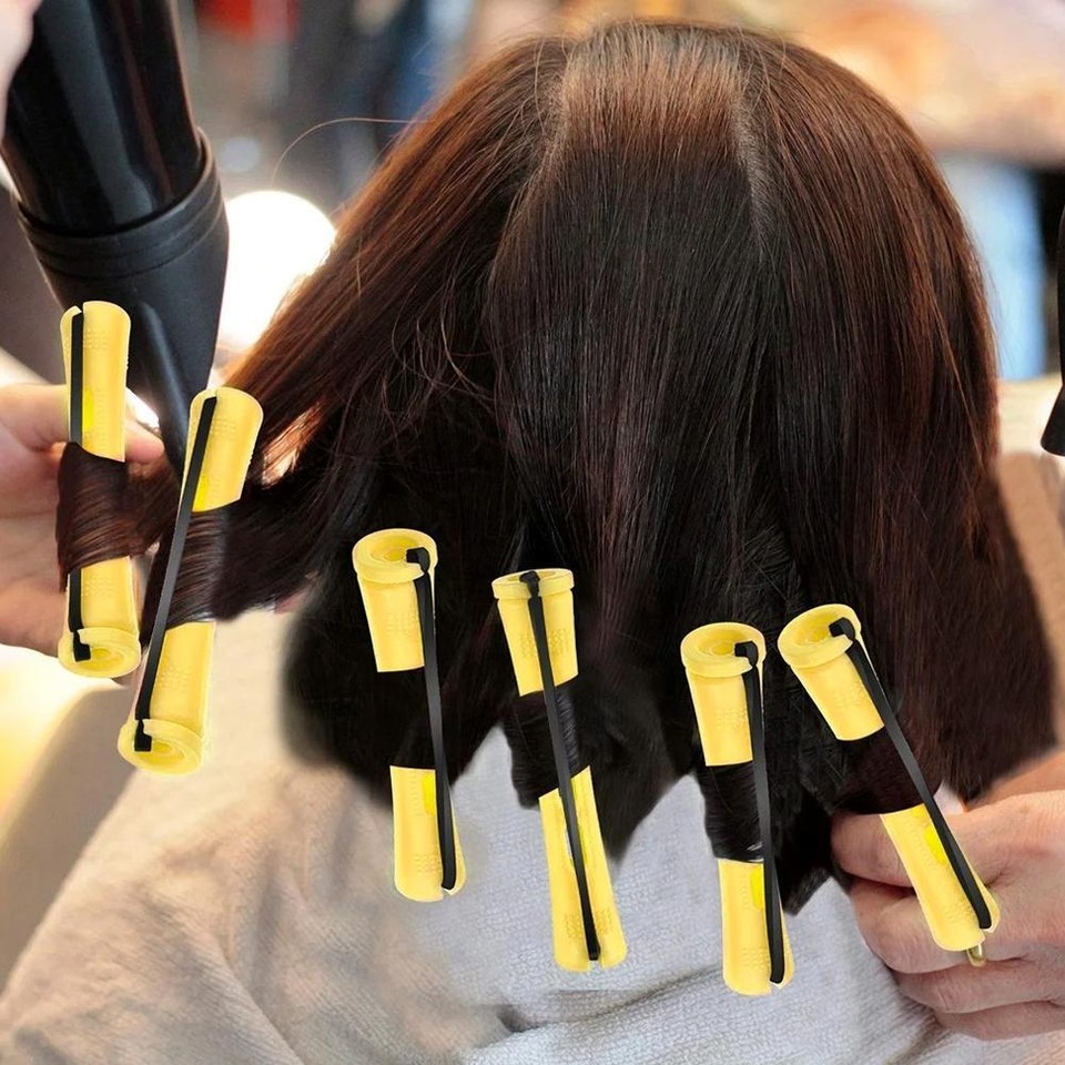 60pcs Hair Perm Rods Cold Rod Curlers Rollers for Salon Home Styling YS ...