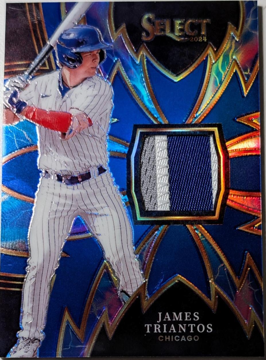 2024 Panini Select - Sparks James Triantos #SPK-JT Blue Prizm /49 (MEM ...