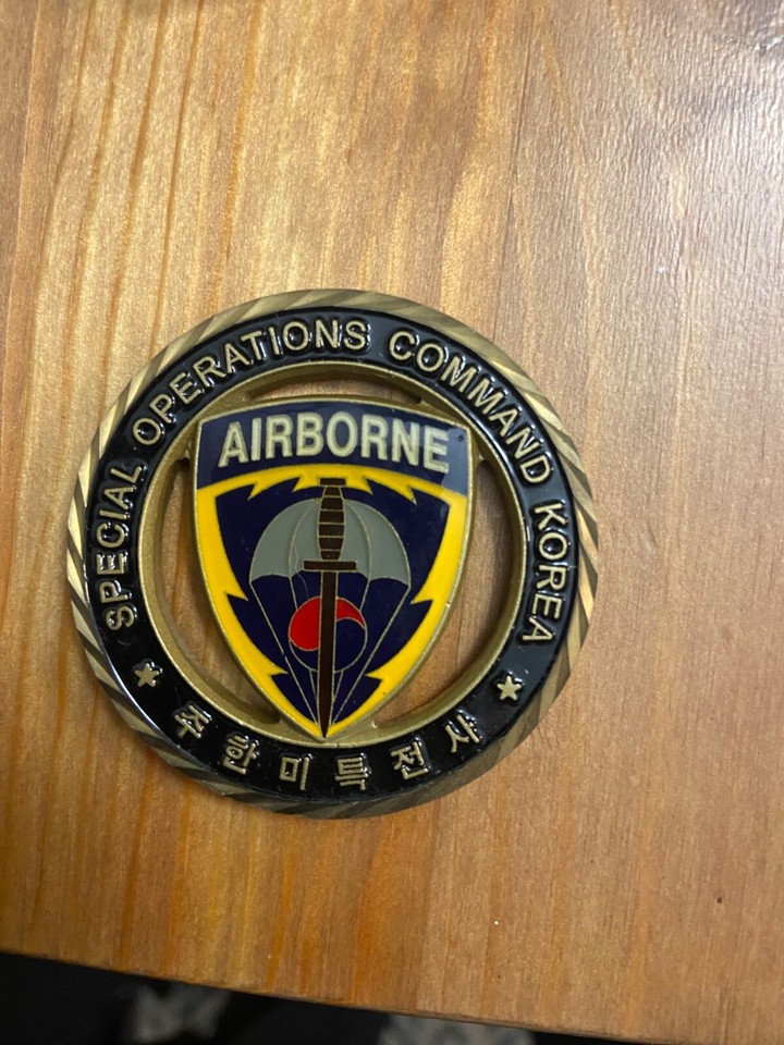 US Special Operations Command Korea SOCKOR Challenge Coin | eBay