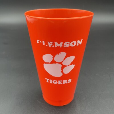 Clemson University Tigers Orange Plastic Cup 5.5” MR | eBay