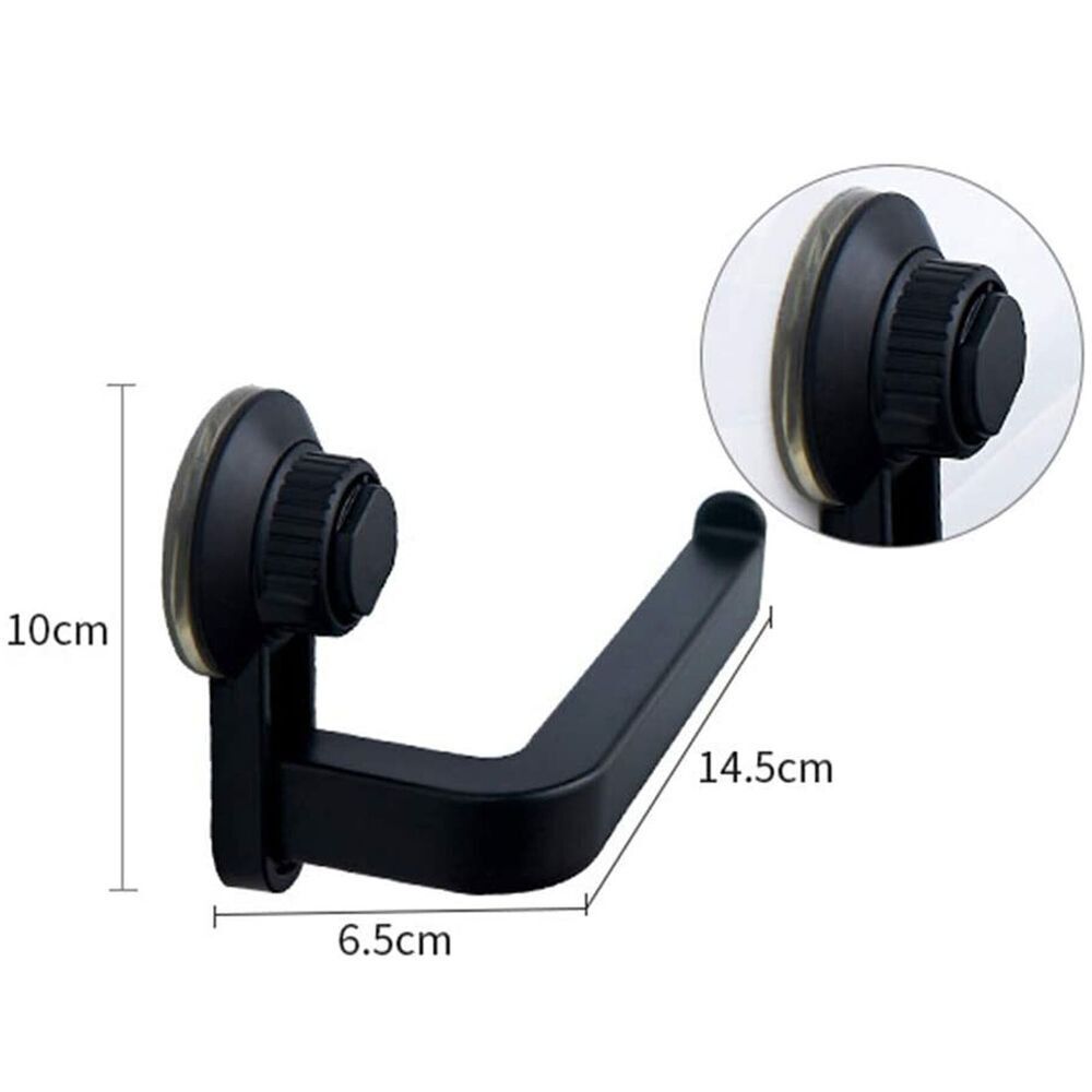 Toilet Paper Roll Holder Rack Rail Tissue Storage Suction Cup Wall ...