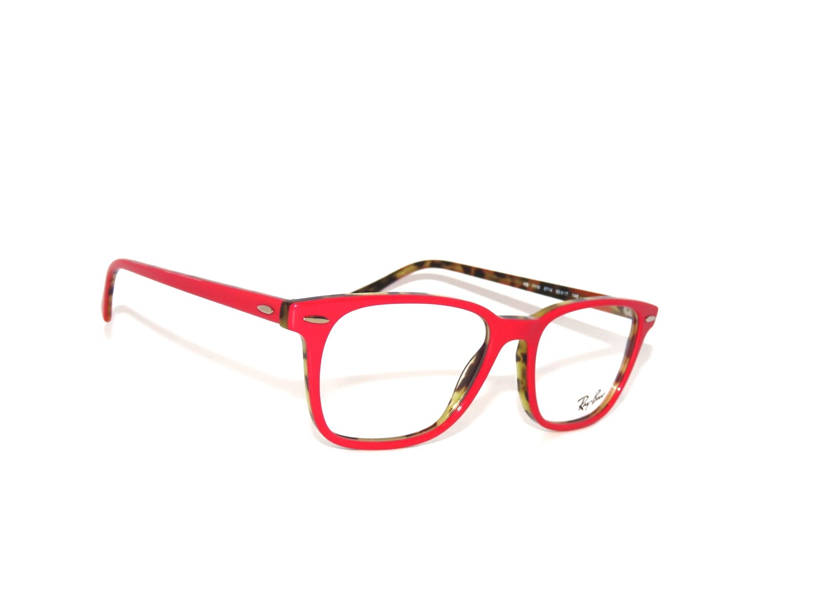 Ray Ban RX7119 5714 53 Top BordeauX Rose On Havana Eyeglasses Rayban ...