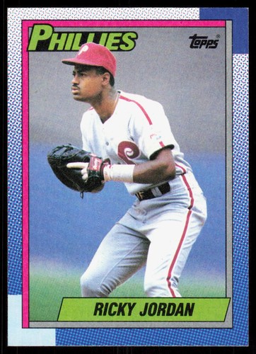 1990 Topps 216 Ricky Jordan Philadelphia Phillies | eBay