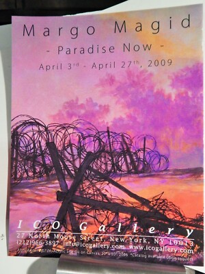 MARGO MAGID ART PIECE VTG ORIG 2009-3 ADVERTISEMENT | eBay