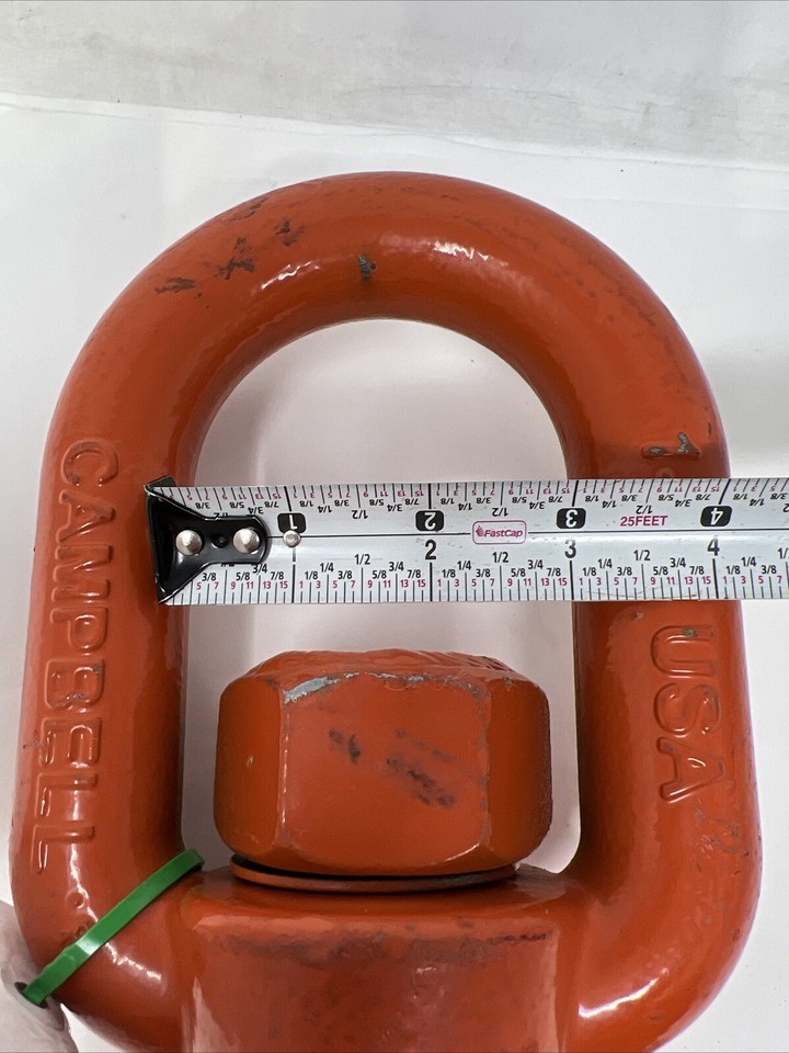 Campbell 3953215PL #12 Swivel Hoist Hook w/Latch, 15 Ton Wll, Alloy ...