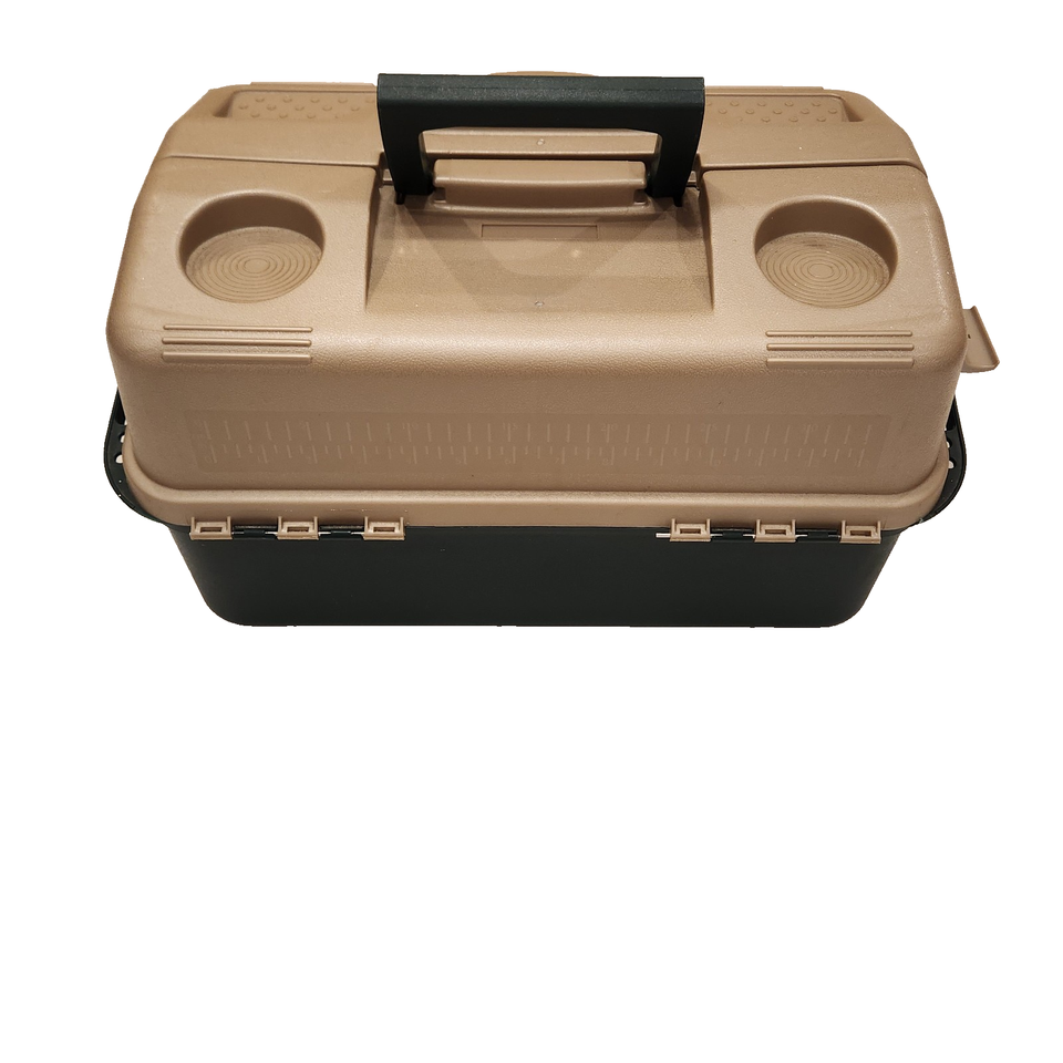 Vintage Large Plano 6 Tray Plastic Fishing Tackle Box Model 8600 Made ...