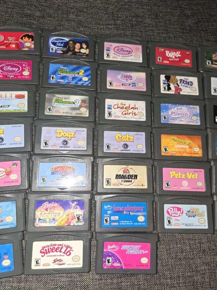 Nintendo Gameboy Advance Game Bundle Lot Of 33 Games *Tested Working | eBay