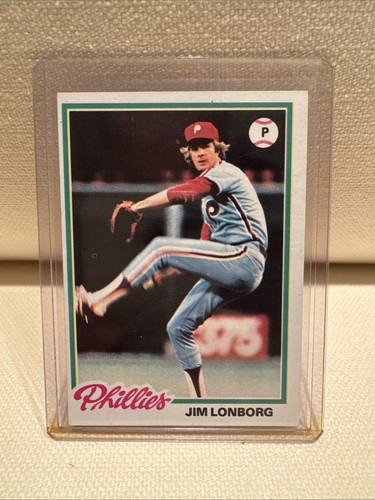 1978 TOPPS #52 JIM LONBORG (PHILADELPHIA PHILLIES) BASEBALL CARD | eBay