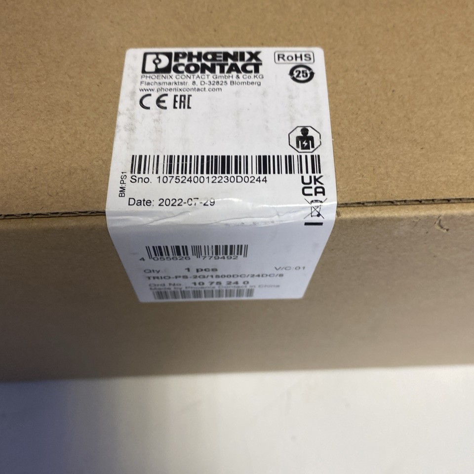 Phoenix Contact 1075240 (Modell: TRIO-PS-2G/1500DC/24DC/8) | eBay