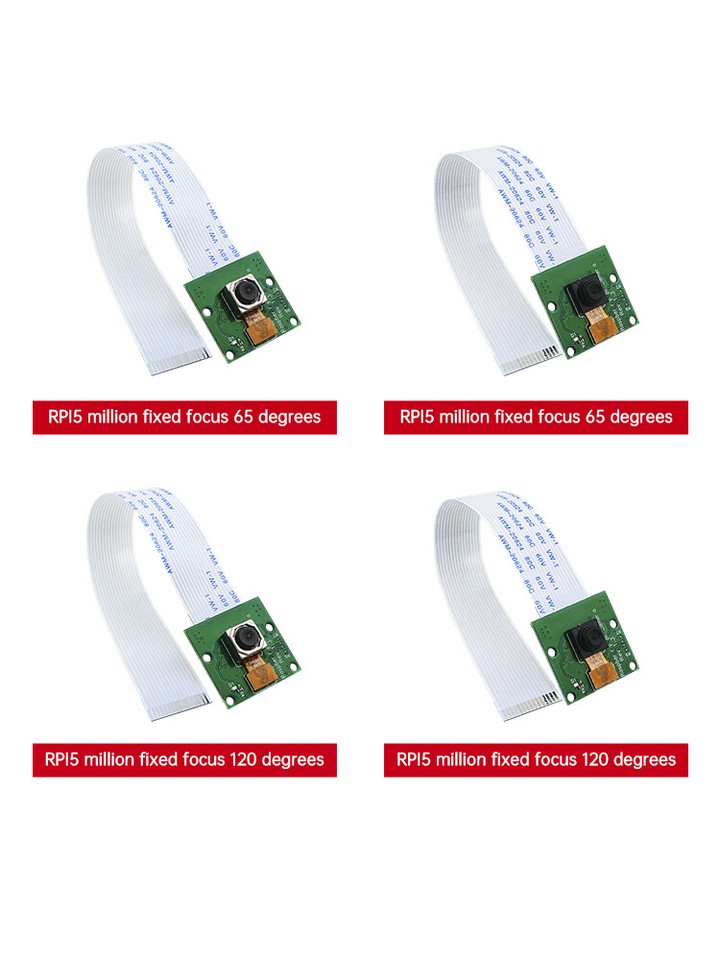 Raspberry Pi 4B Camera 5 Million OV5647 HD Camera Module Fixed Focus ...