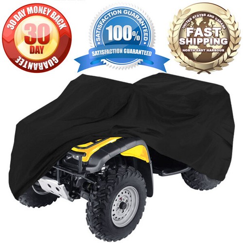 NEW ATV BLACK STORAGE COVERS 4 WHEELER COVER for POLARIS SUZUKI YAMAHA ...