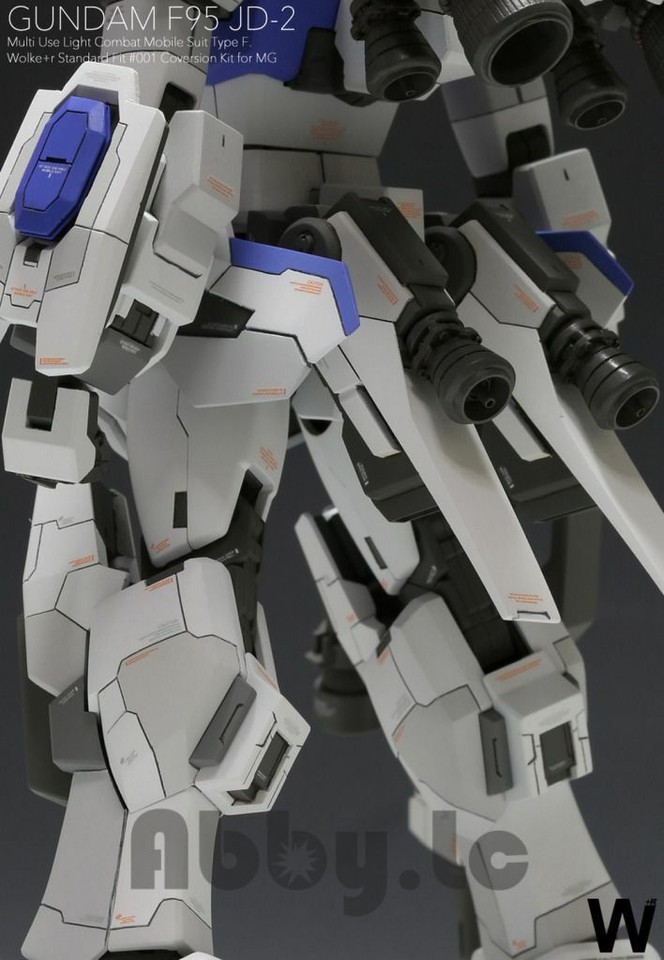 1/100 F95 JD-2 Resin Conversion Kit Wolke R W+R for MG Wing Zero Custom ...